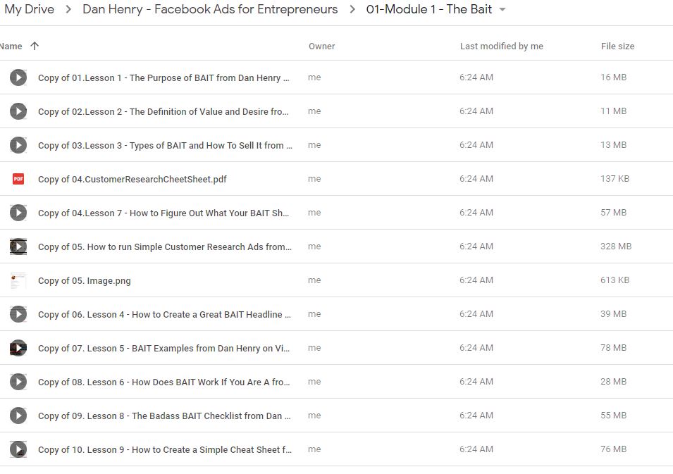 Dan Henry - Facebook Ads for Entrepreneurs - Item Digital